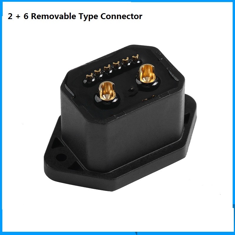 Removable 220V Copper Electric Car Plug , 2 6 Core Copper EV Charger ...